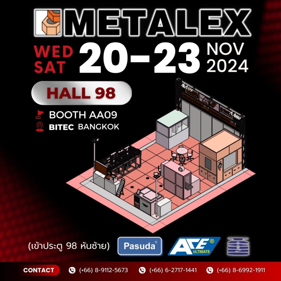 Join us at METALEX 2024 and visit our booth! - PASUDA